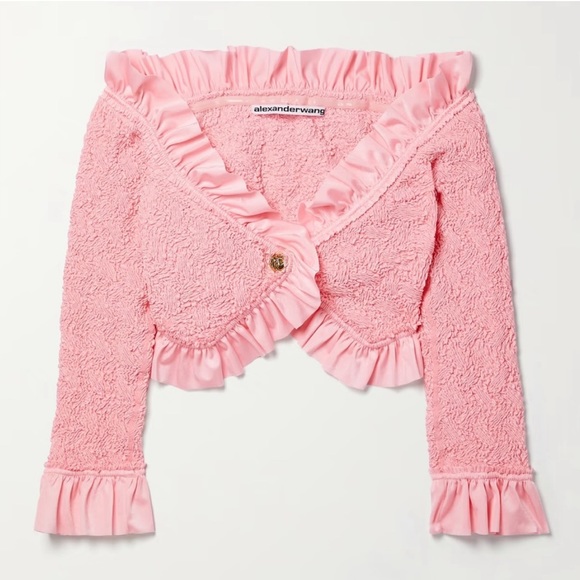 Alexander Wang | Tops | Alexander Wang Ruffle Top | Poshmark